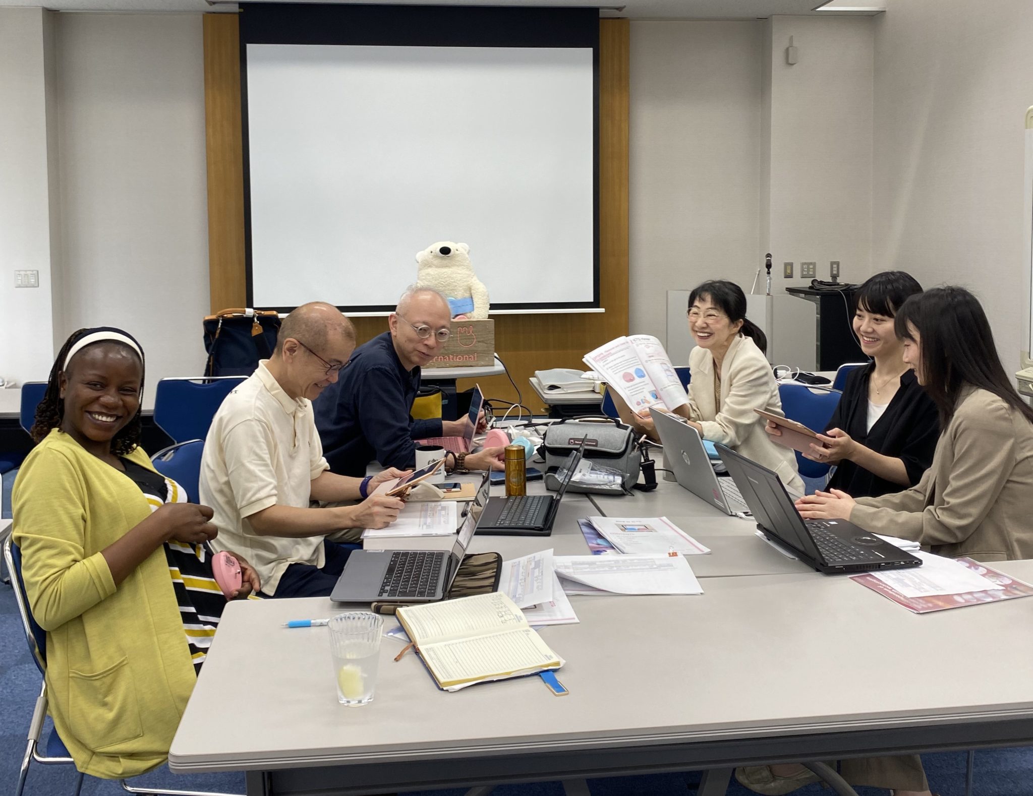 The training on the AMED Tanzania project | melodyi - cloud-type mobile ...